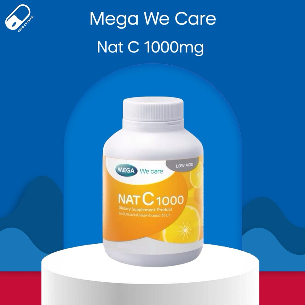 [150 Tablets/60 Tablets/30 Tablets] Mega We Care Nat C 1000 mg/1000mg ...