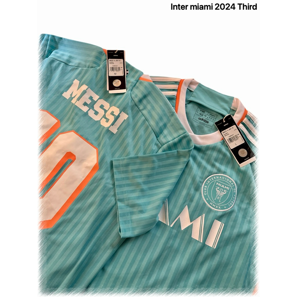 (Authentic Shirt) INTER MIAMI THIRD Jersey + messi Football Fan Grade ...