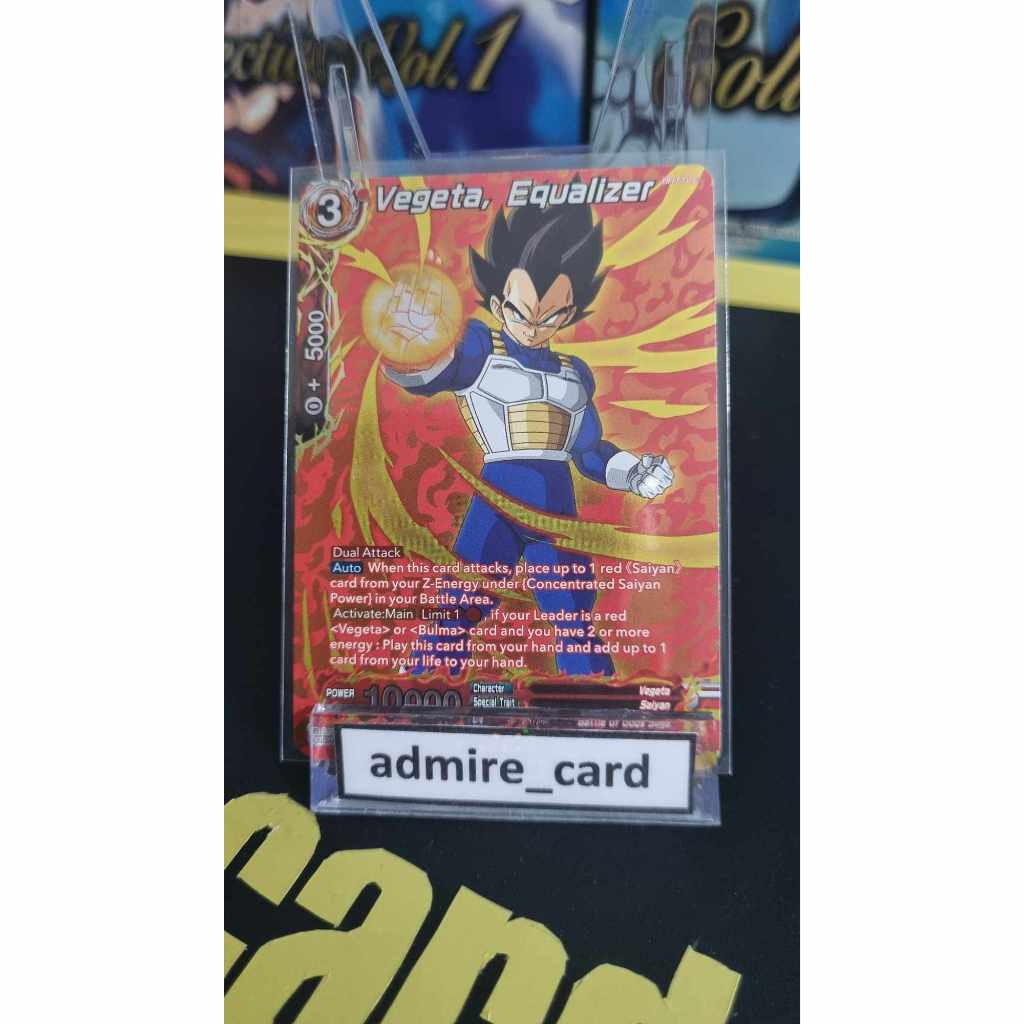 Dragon Ball Super card Game Vegeta Equalizer BT24-014 UC Silver Free Roy | Shopee Philippines