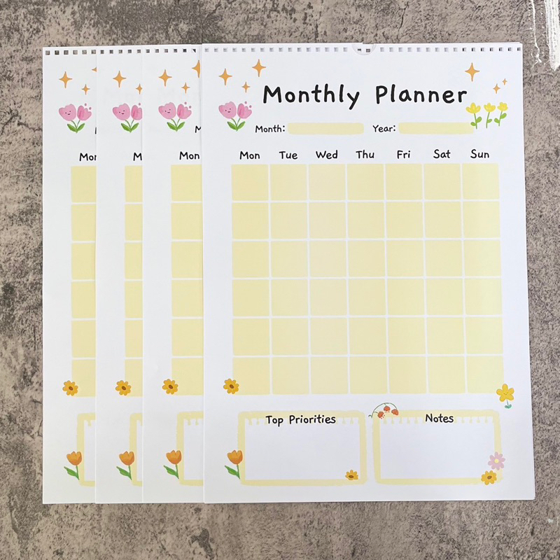 Hanging Calendar A3-12pcs Planner 2025/2568 (Hanging) | Shopee Philippines