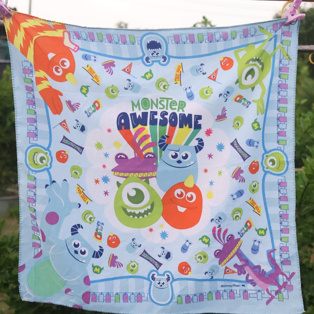 Handkerchief Rice Box Wrapping Cloth Monster inc. Disney Pixar | Shopee ...