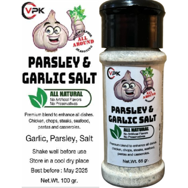Parsley Salt & Garlic -Parsley Salt-Garlic Salt-Multi-Purpose Seasoning ...