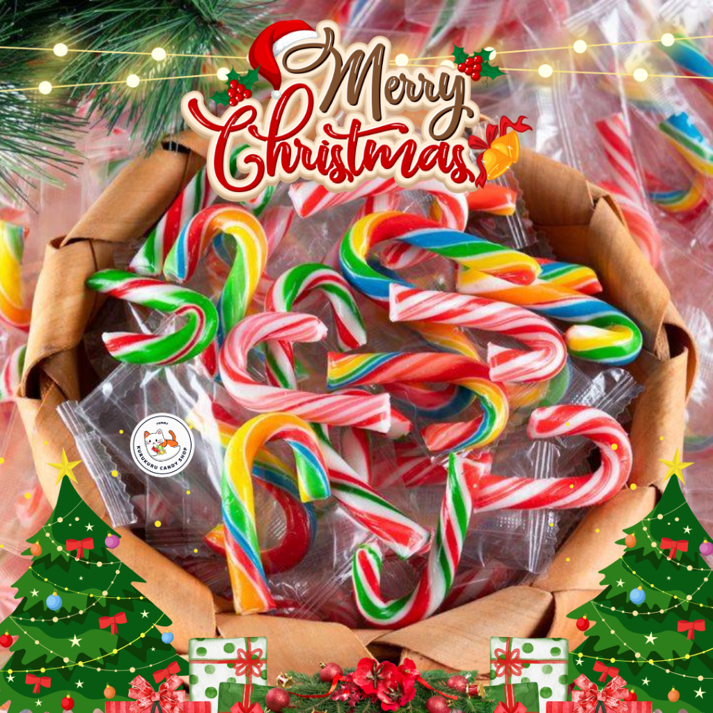 Smile Mini Christmas Walking Stick (1 Pack/500 Grams) Cute There Are 3 ...