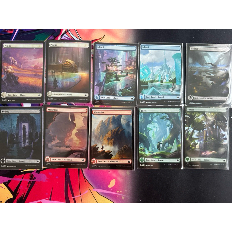 Basic land Plain And Foil Choose The Magic The Gathering Card From The Set. Foundations | Shopee ...
