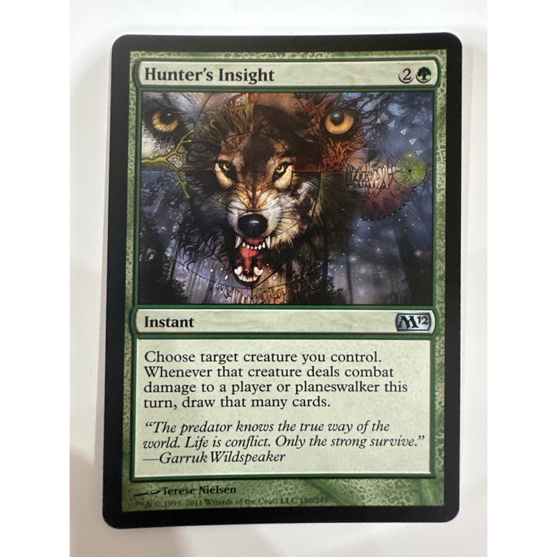 2012 Core Set: Hunter's Insight MTG Magic the gathering | Shopee Philippines