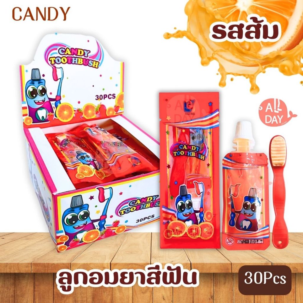 Imported Snacks Jelly Gummy Candy Toothbrush Sweet Juice Toothpaste ...