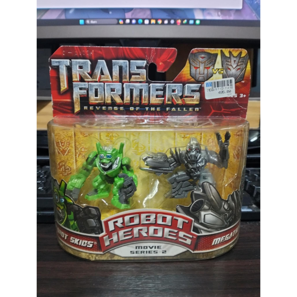 Transformers Toy-Robot Heroes-Autobot Skids and Megatron Action Figure ...