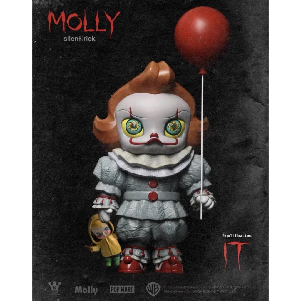 Popmart Silent Trick x Kennyswork Small MOLLY Ultra IT 1 | Shopee ...