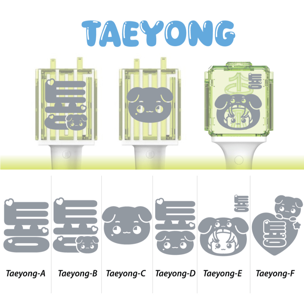 NCT 127 + TENLEE : Reflective Light Stick Sticker | Shopee Philippines