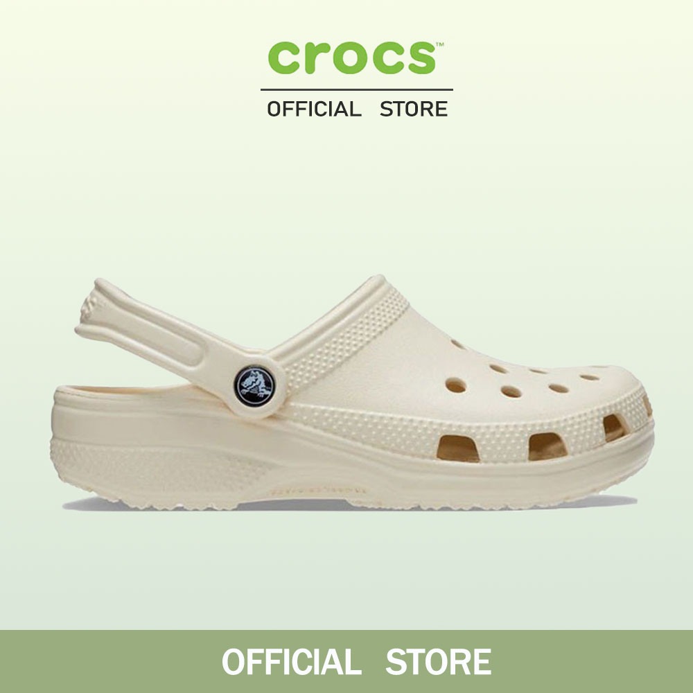 CROCS Casual Shoes CLASSIC CLOG Model 100014NS-bone /white | Shopee ...