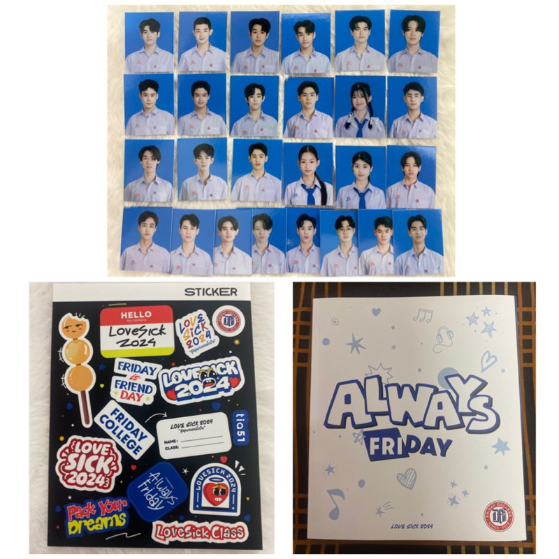 Yearbook | ID Photo | Sticker | LoveSick 2024 YEAR BOOK Box Set ...