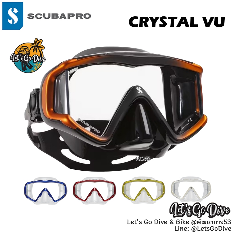 SCUBAPRO-Crystal Vu Mask-Wide-Angle That Gives You A Wider View Without ...