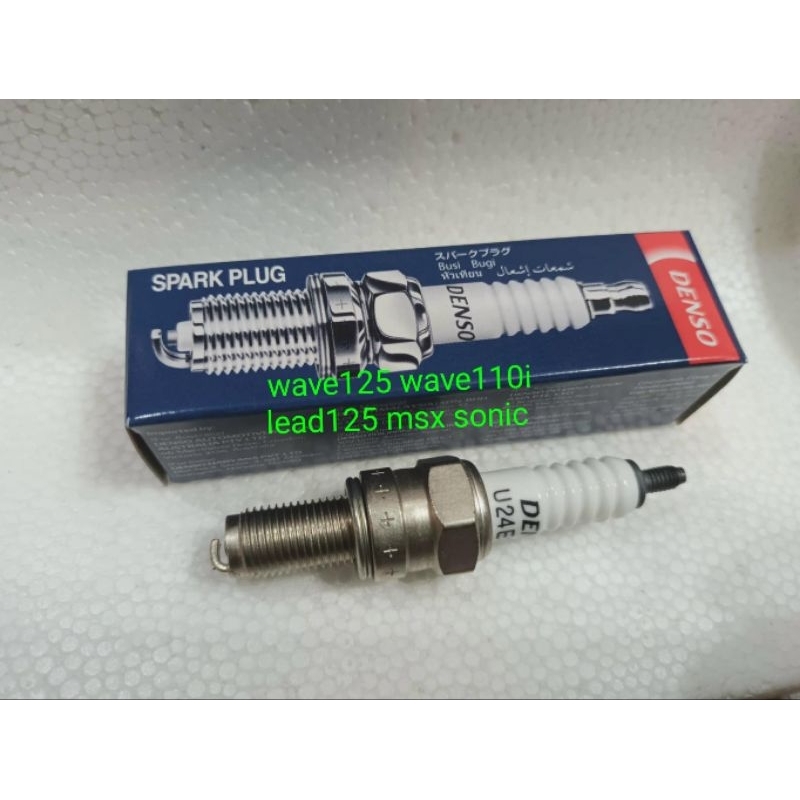 Denso Spark Plug Model Honda wave125 wave110i lead125 msx sonic pcx ...
