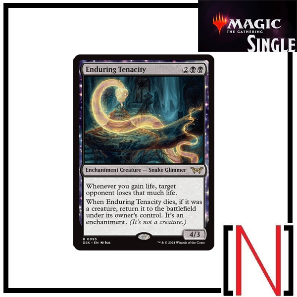 [MTG][Single][DSK] Enduring Tenacity Level Rare [English] | Shopee ...