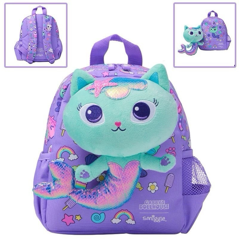 Smiggle-Backpack With Detachable Plush Toy | Shopee Philippines