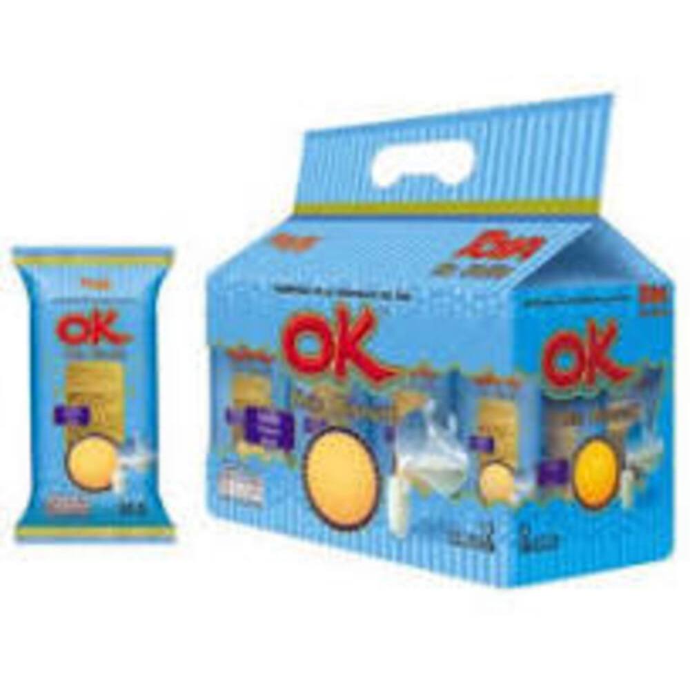 OK Thin Biscuit 25g Milk Flavor Blue Color (5pcs) | Shopee Philippines