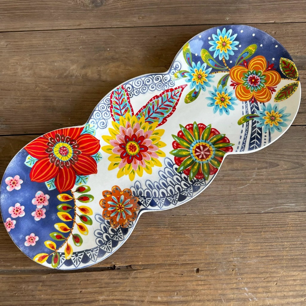 3-Compartment Cradle Plate Size 43.5 x 18 cm Baht | Shopee Philippines