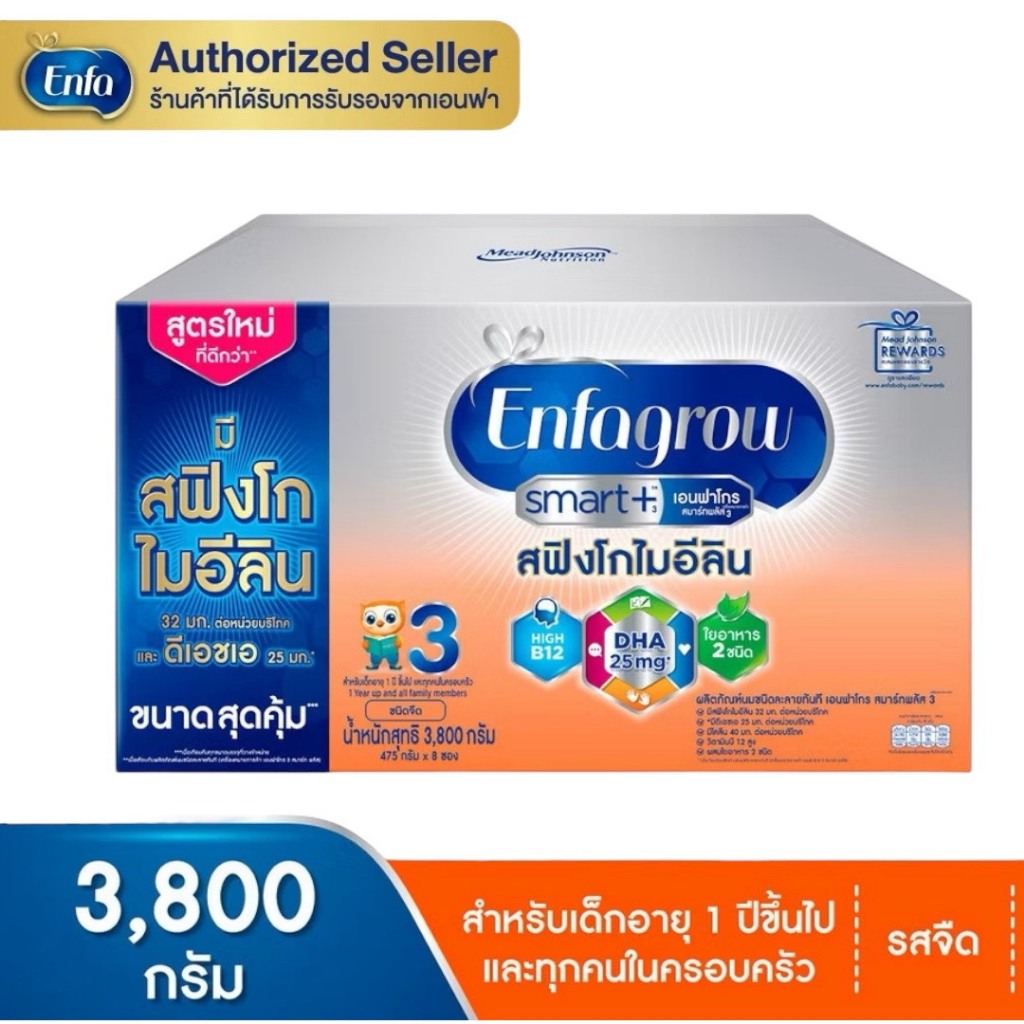 Enfagrow Smart Plus Powdered Milk Plain Flavor Formula 3 For Children ...