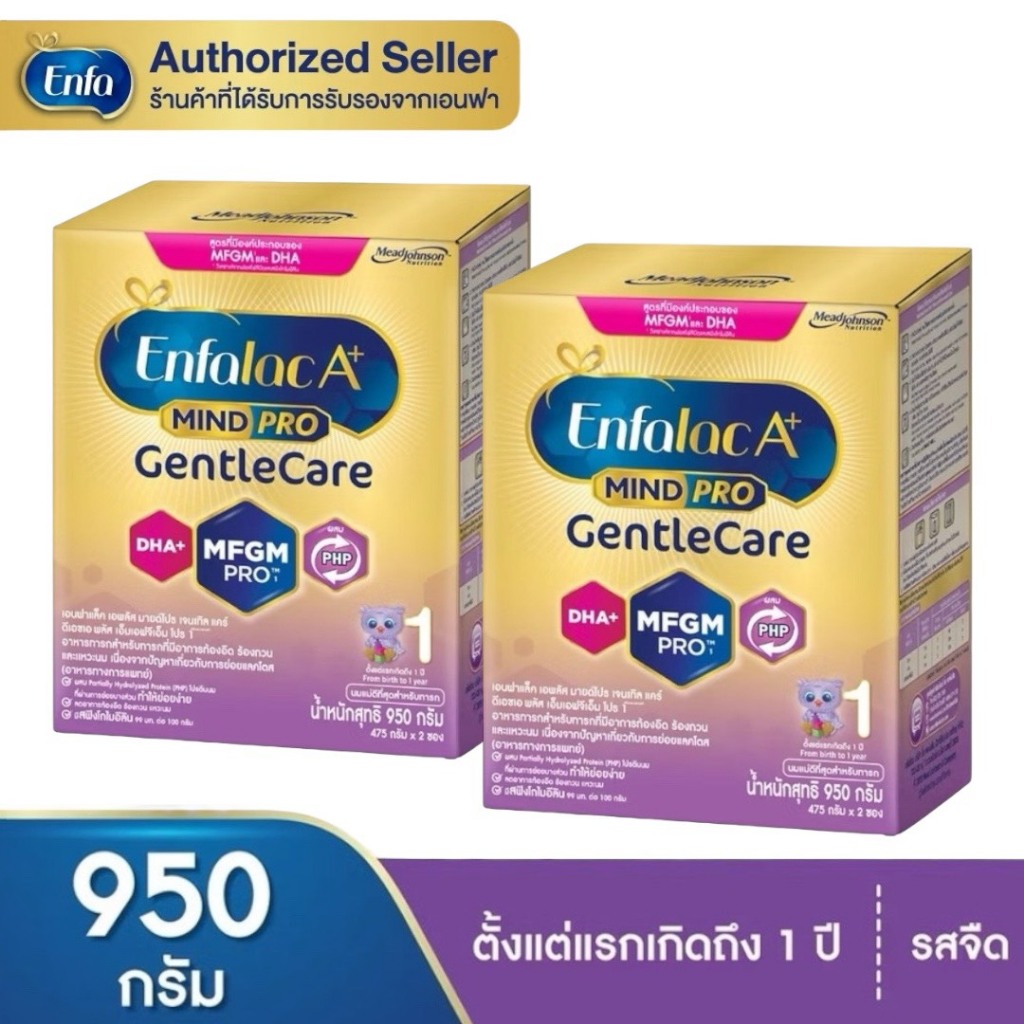 Enfalac A + gentle care + Formula 1 Milk Powder 950 G (2 Boxes) MG ...