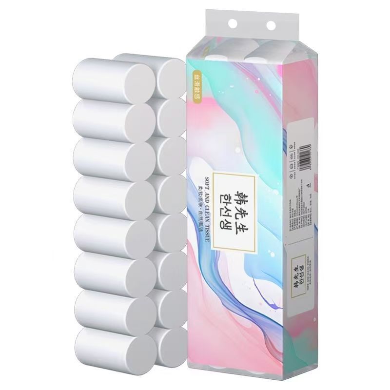 Tissue Paper Coreless Small Roll Easy To Carry Toilet Natural Bamboo ...