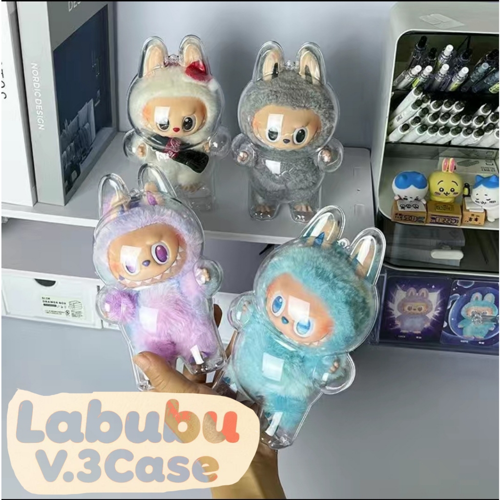 Thai Stock 24 Hours Sent Labubu V3 Transparent Acrylic Case For ...