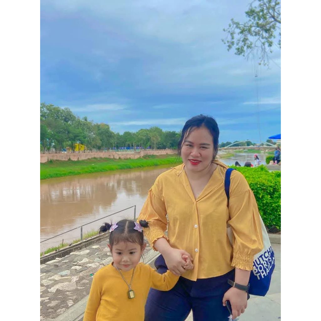 Long-Sleeved Shirt Yellow Second Hand Chest Size 42+ | Shopee Philippines