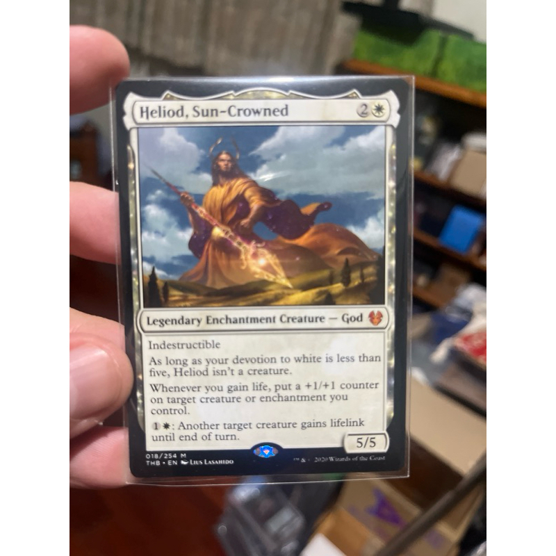 MTG Heliod Card Sun-Crowned White Magic the Gathering EDH Model THB Ex ...
