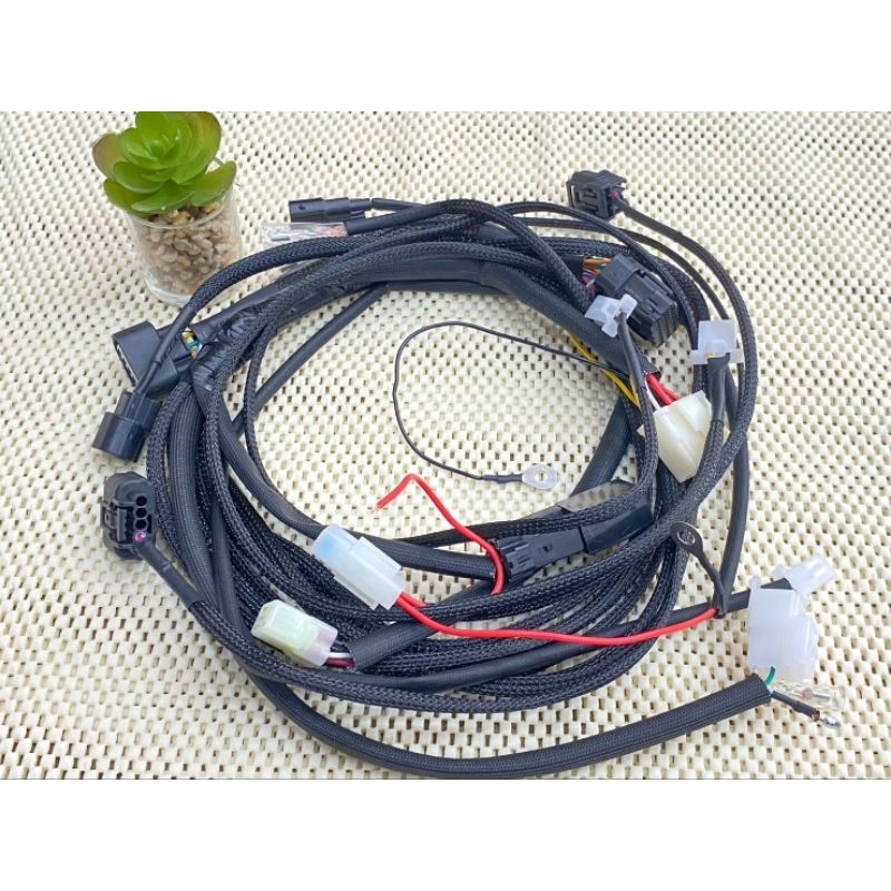 Short Wiring Harness Large Set Wave 125 Motorcycle Charging Light ...