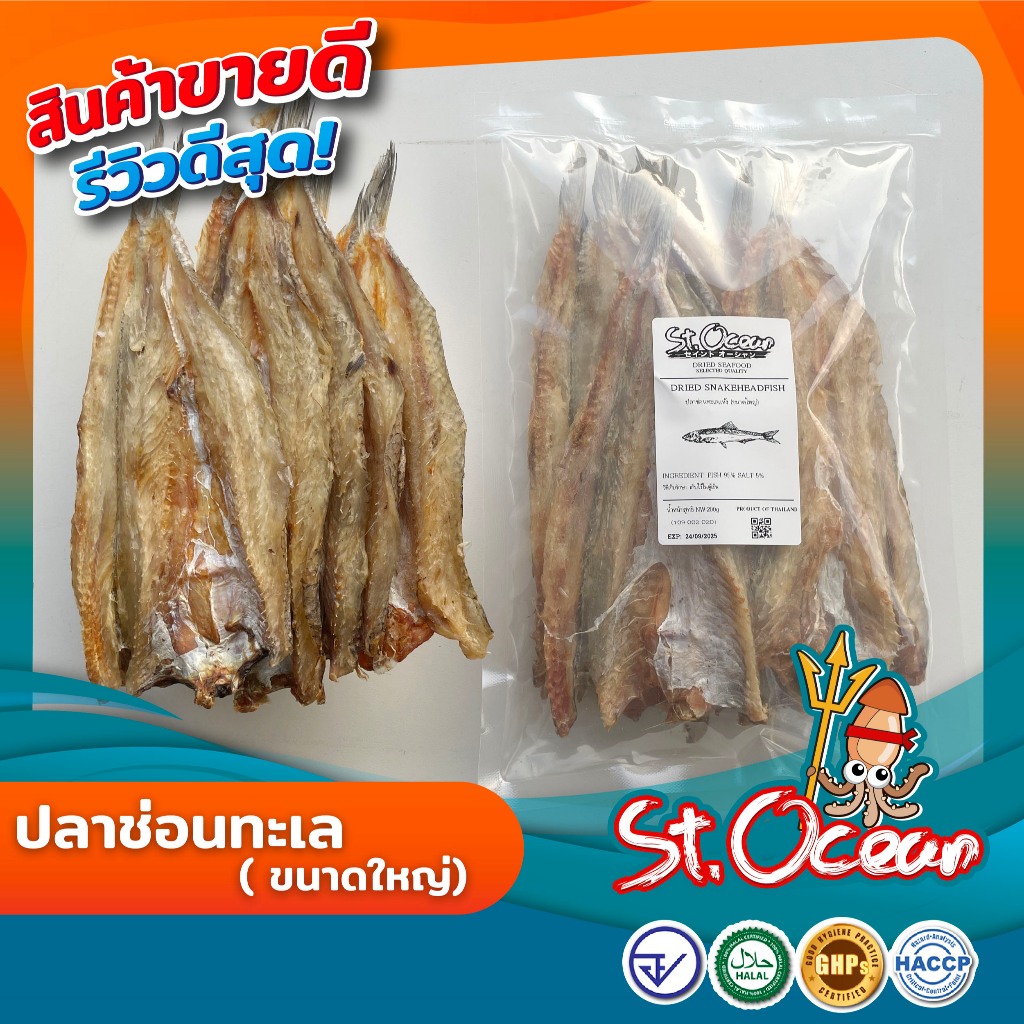 Dried Fish Snakehead Export Quality Standardloint Halal GMP HACCP ...