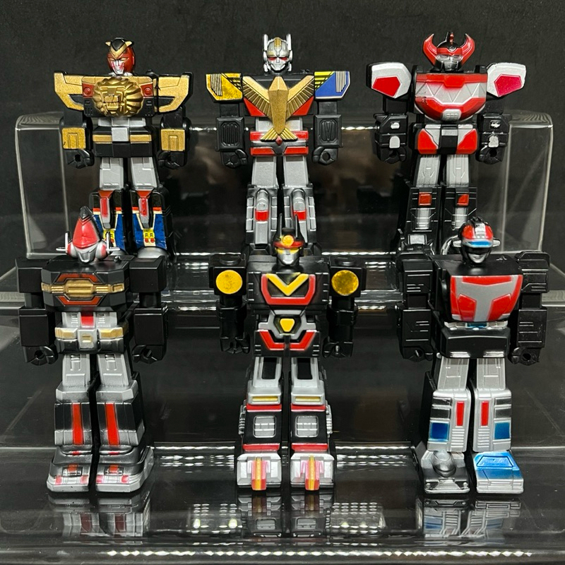 Sentai Robo Collection Plastic Figure Old 5-Color Movement Toys 90s Set ...