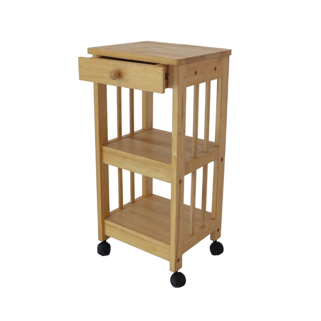 Multipurpose Table With 1 Drawer On Wheels JR-146 (Ship In Pack ...
