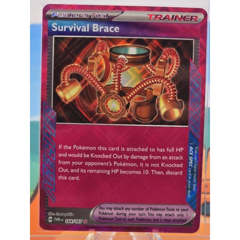 Pokemon Card "Survival Brace ACE 164/167" Twilight Masquerade | Shopee ...