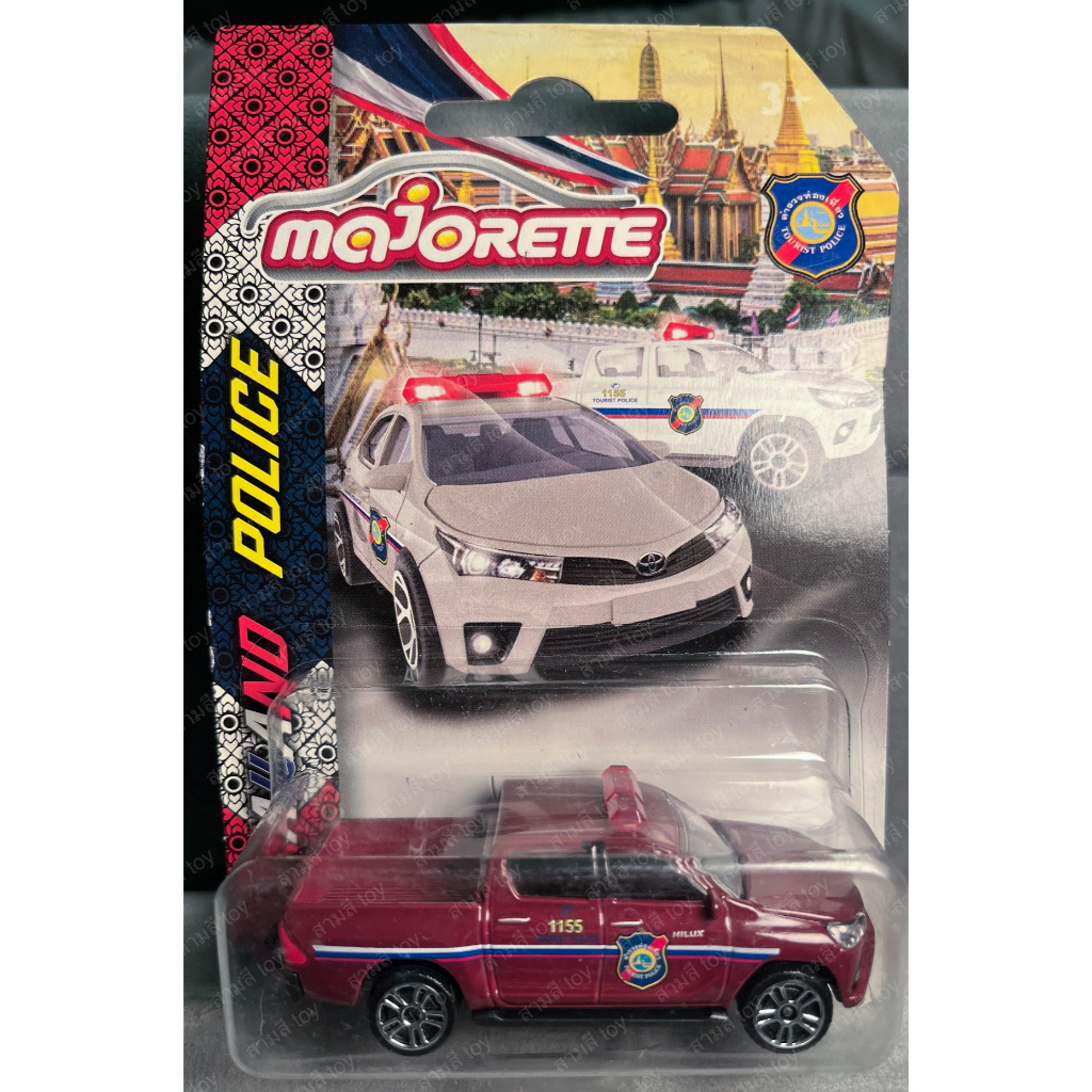Majorette Toyota Hilux Revo Travel Police Car Model (Pack Assorted ...