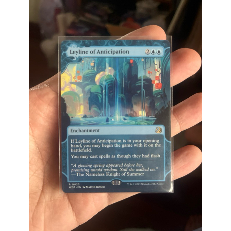 MTG Card Leyline of Anticipation Blue EDH Magic the Gathering Model WOT ...