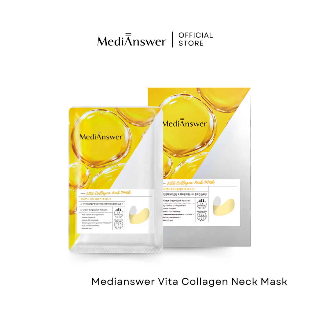 MEDIANSWER VITA COLLAGEN NECK MASK | Nourishing 15g | Shopee Philippines