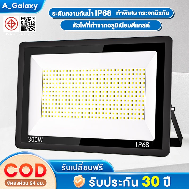 led Spot Light 220v Spotlight 300w White Luminous Billboard Waterproof ...