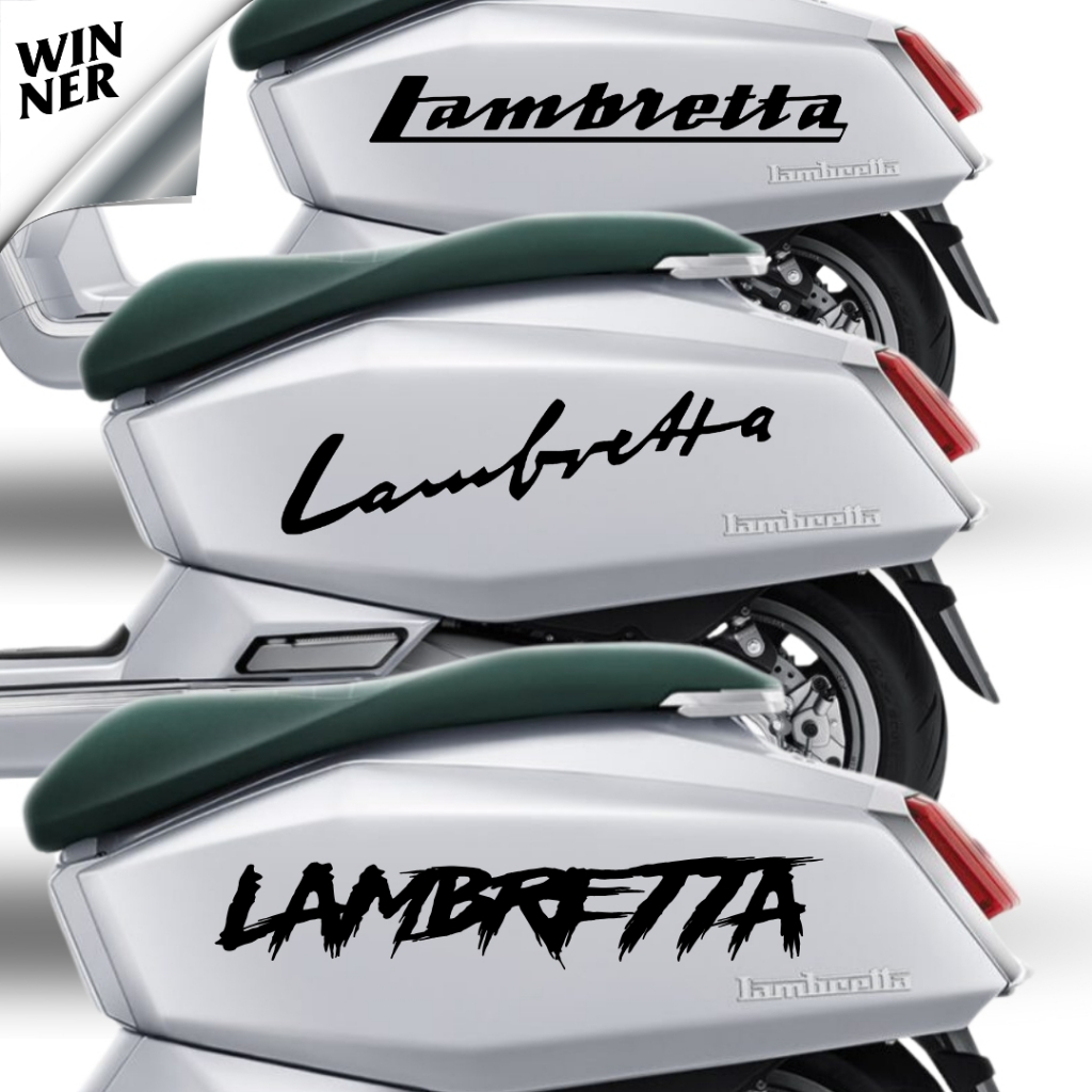 Lambretta X300 Die Cut Sticker Side Cover Many Designs To Choose From ...