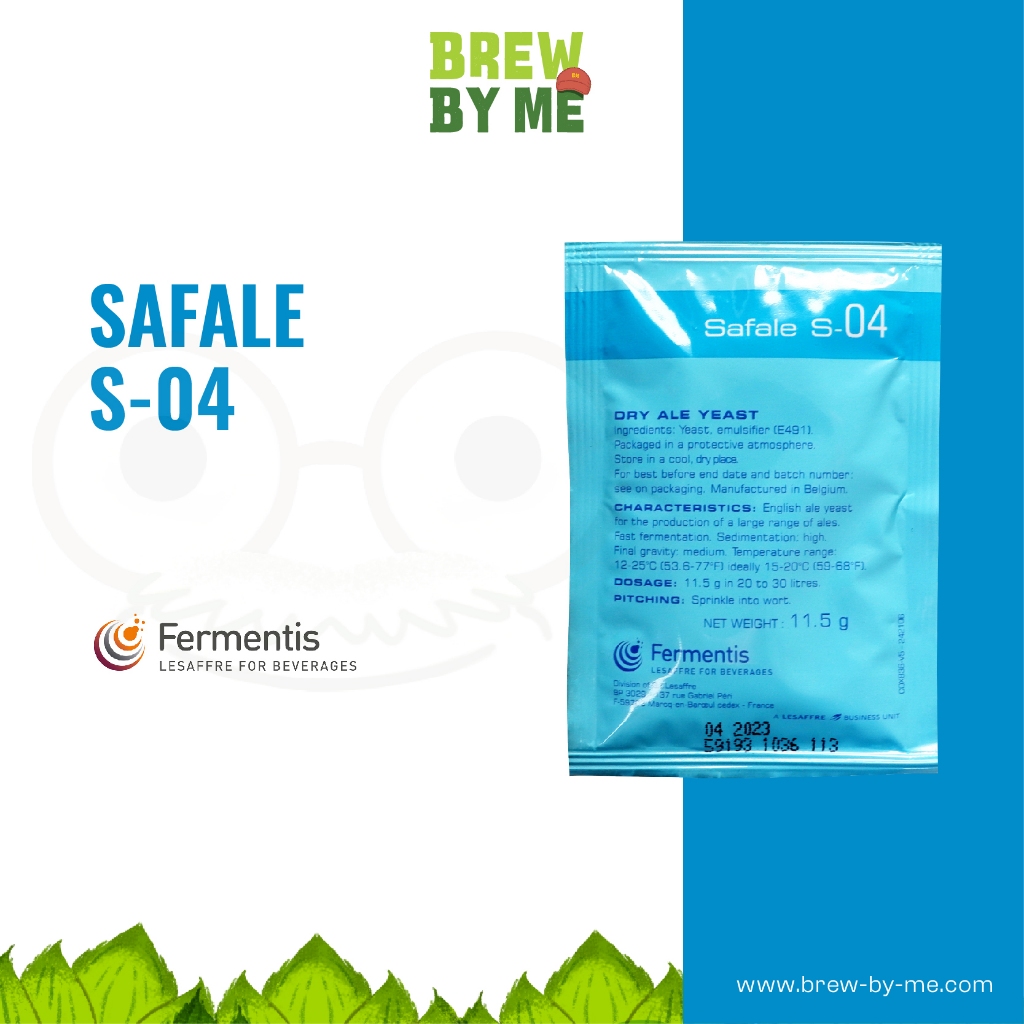 Beer Fermentised Yeast SafAle S-04 homebrew | Shopee Philippines