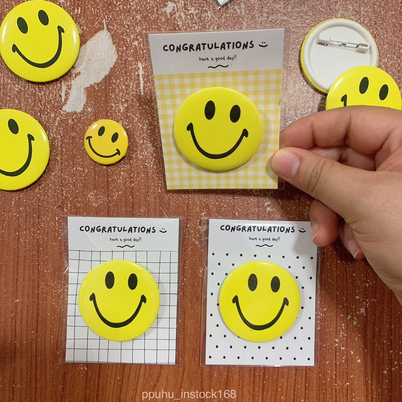 Big Smile Brooch With Congratulations Card | Shopee Philippines