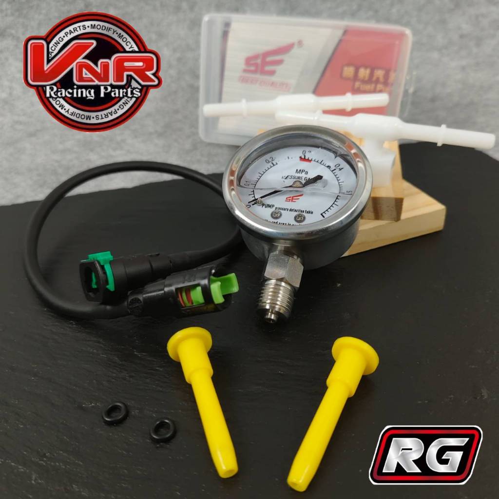 Fuel Pump Gauge Pressure "SE" Motorbike Measure Oil Car Machine ...