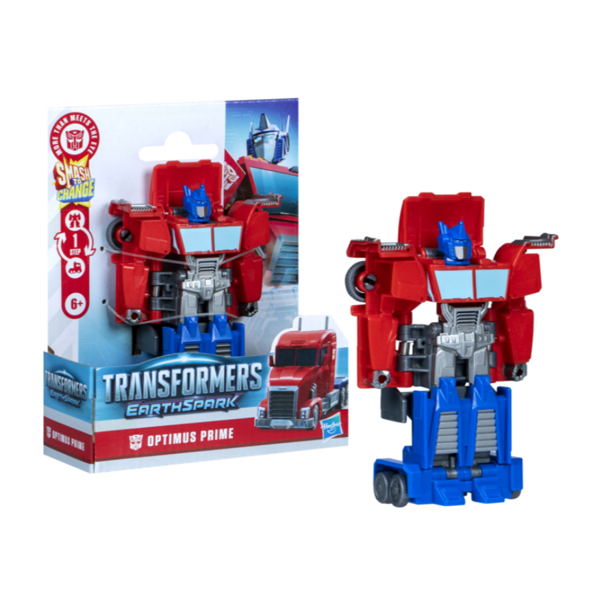 TRANSFORMERS EARTHSPARK 1 STEP SMASH OPTIMUS PRIME Figure | Shopee ...