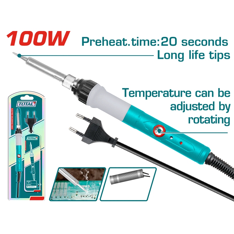 Total Electric soldering iron 60 Watts TET160831/100watt Model ...
