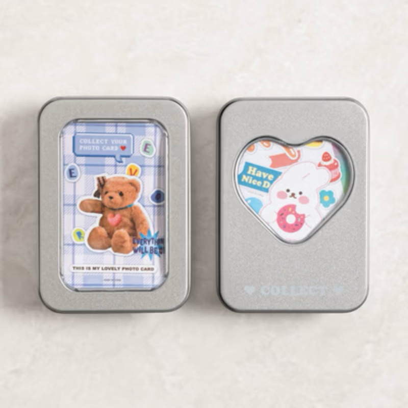 Card Storage Box Korean Daiso Tin-Korea | Shopee Philippines