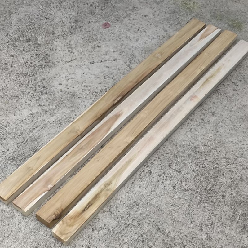 Teak Wood Width 2 Inches Thickness 1 Inch Length 1 Meter Smooth Planing ...