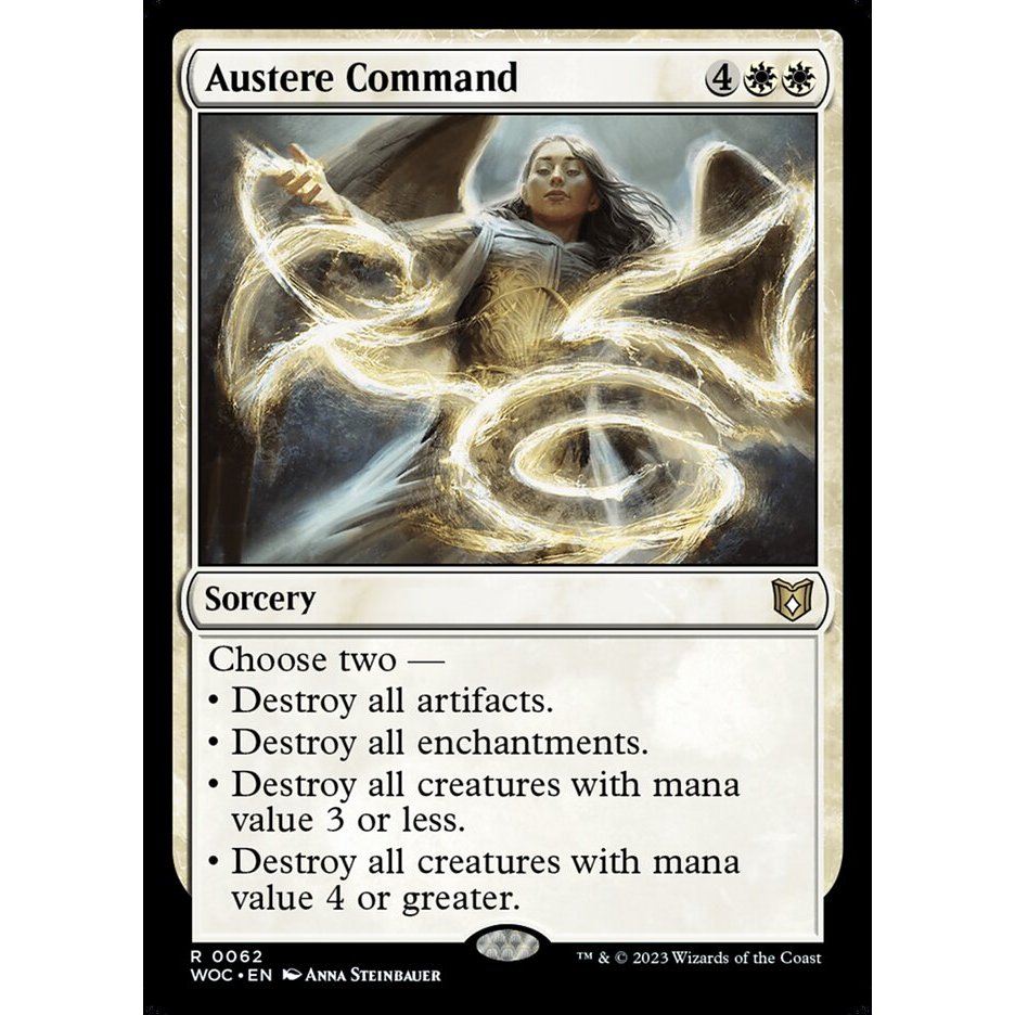 Austere Command M3C PIP WOC 2XM Card Magic the Gathering [MTG] | Shopee ...