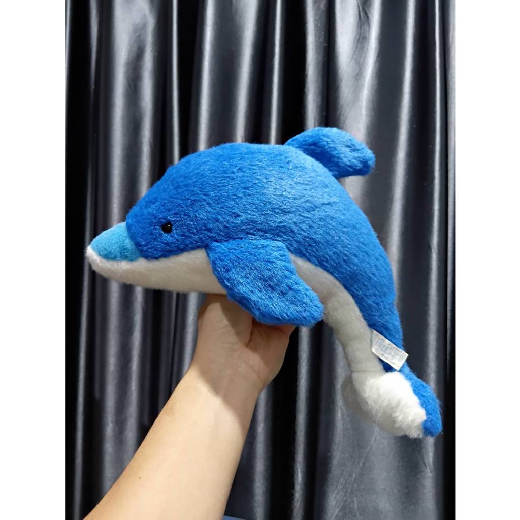 Blue Dolphin Plush Soft Toy Size 13 Inches | Shopee Philippines