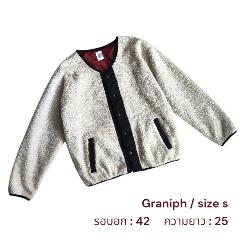 Graniph Brand Winter Jacket White There Are 2 Small Flaws. Good ...