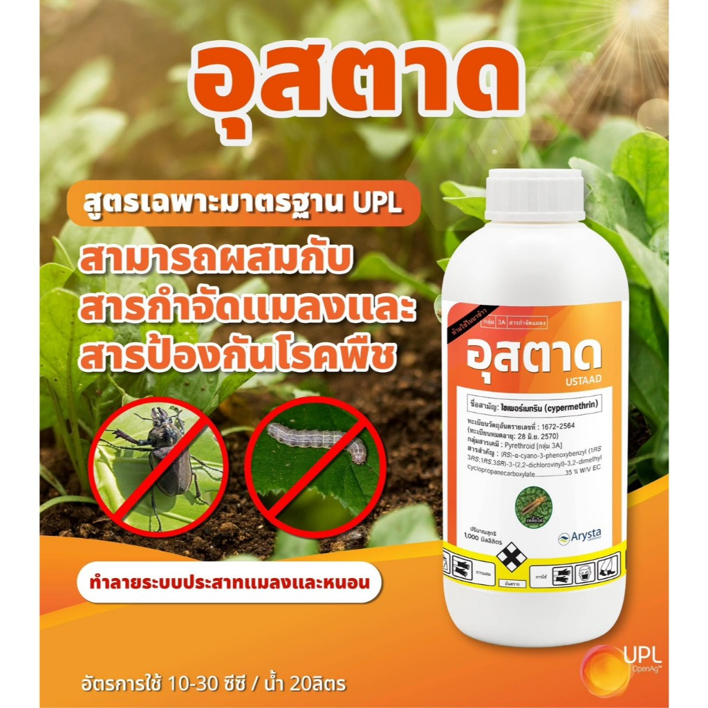 Ustad-Cypermethrin W/V EC Insecticide 1 Liter Kills Worms And Insects ...