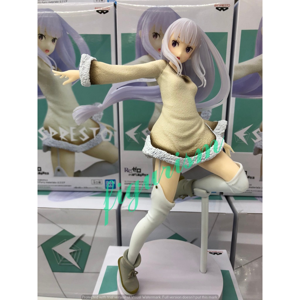 Espresto Re:Zero-Emilia Furry materials Japan | Shopee Philippines