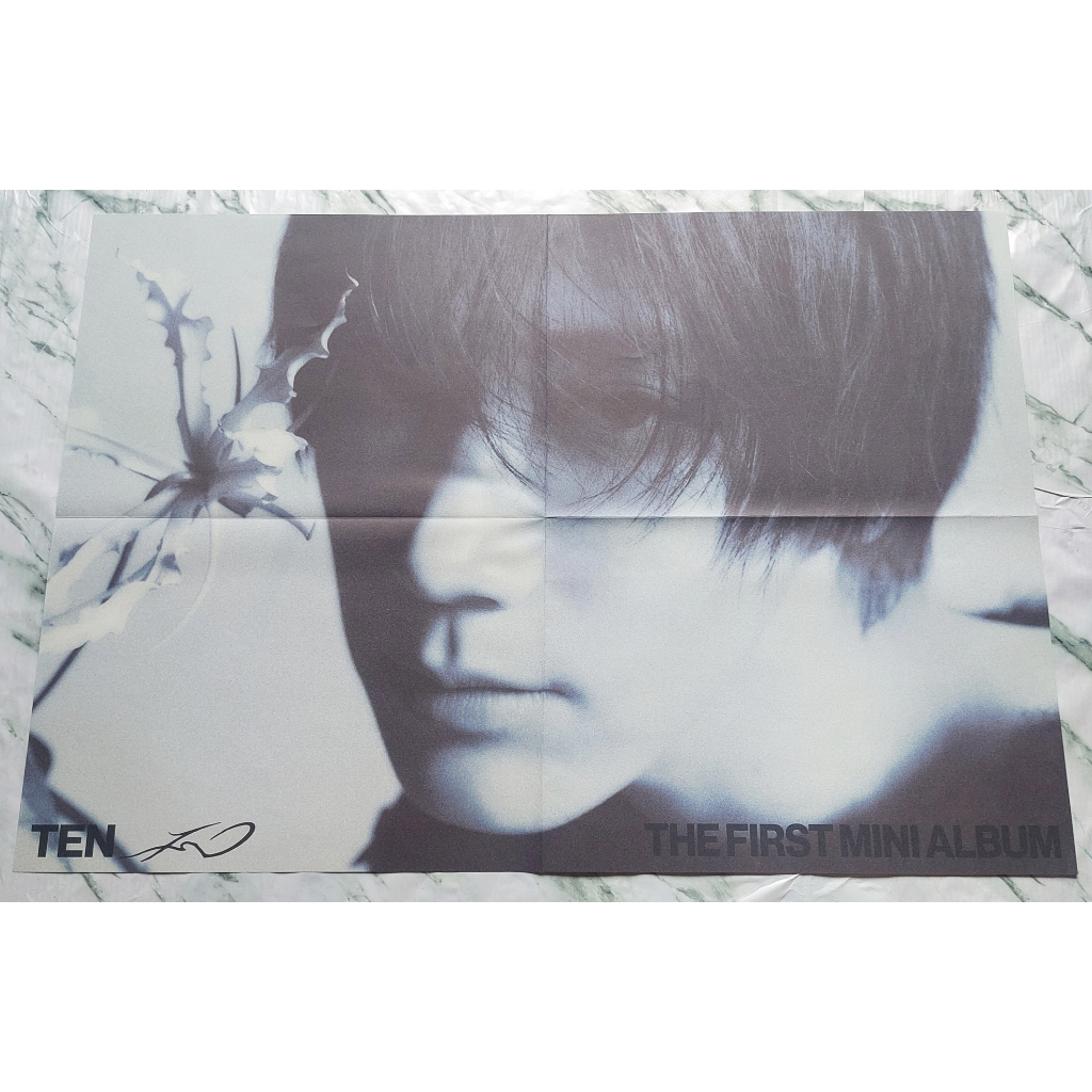 Folded Poster Tent From The Album TEN-Kpop NCT WayV Folding | Shopee ...